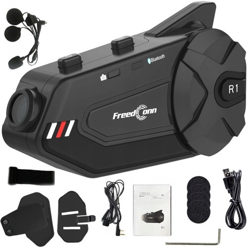 FREEDCONN R1 Plus E - Intercom i rejestrator jazdy