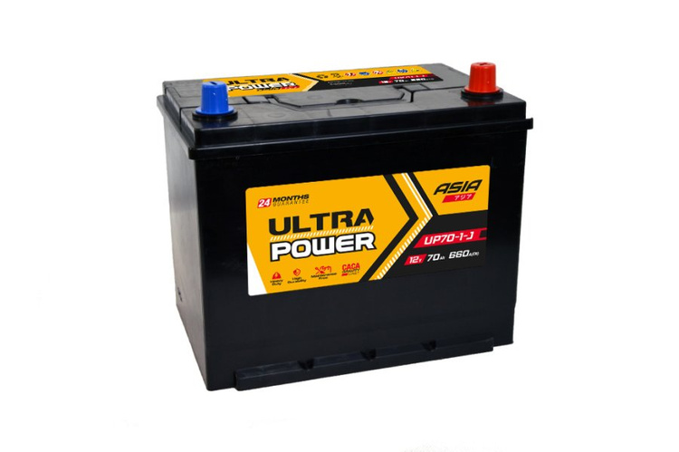 Akumulator Ultra Power UP-70-1-J 70Ah 660A P+ 12V | Akumulatory