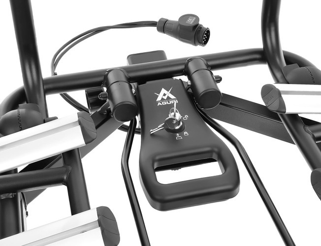 Aguri Active Bike 2 Czarny + adapter 7/13PIN + osłona na kulę haka ...