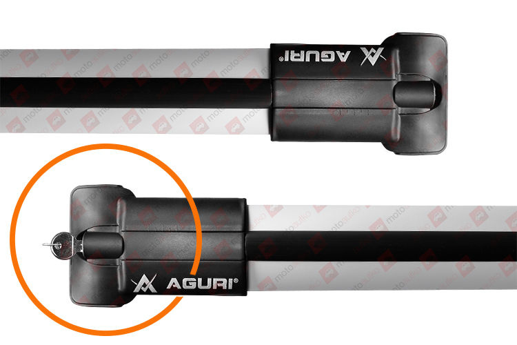 Bagażnik bazowy Aguri Prestige II S2 Silver | Bagażniki samochodowe \ Bagażniki bazowe i na ...