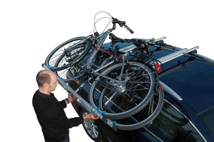 Bagażnik rowerowy na dach na 2 rowery wsuwany Fischer 18092 | Bagażniki ...