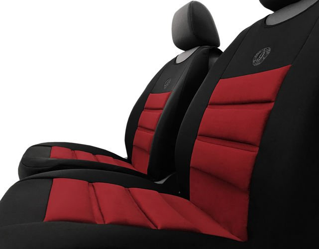 Maty tłoczone czerwone ERGONOMIC, 2 sztuki Czerwony | Pokrowce ...