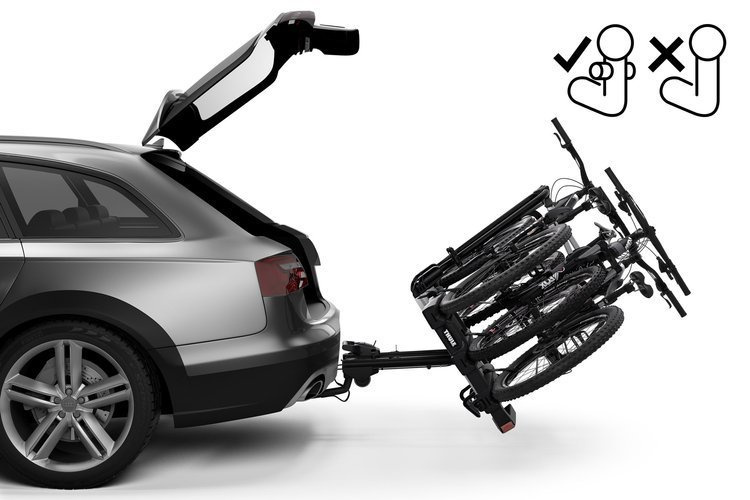 Bagażnik rowerowy na hak Thule Easyfold XT 3B FIX4BIKE 13 pin ...